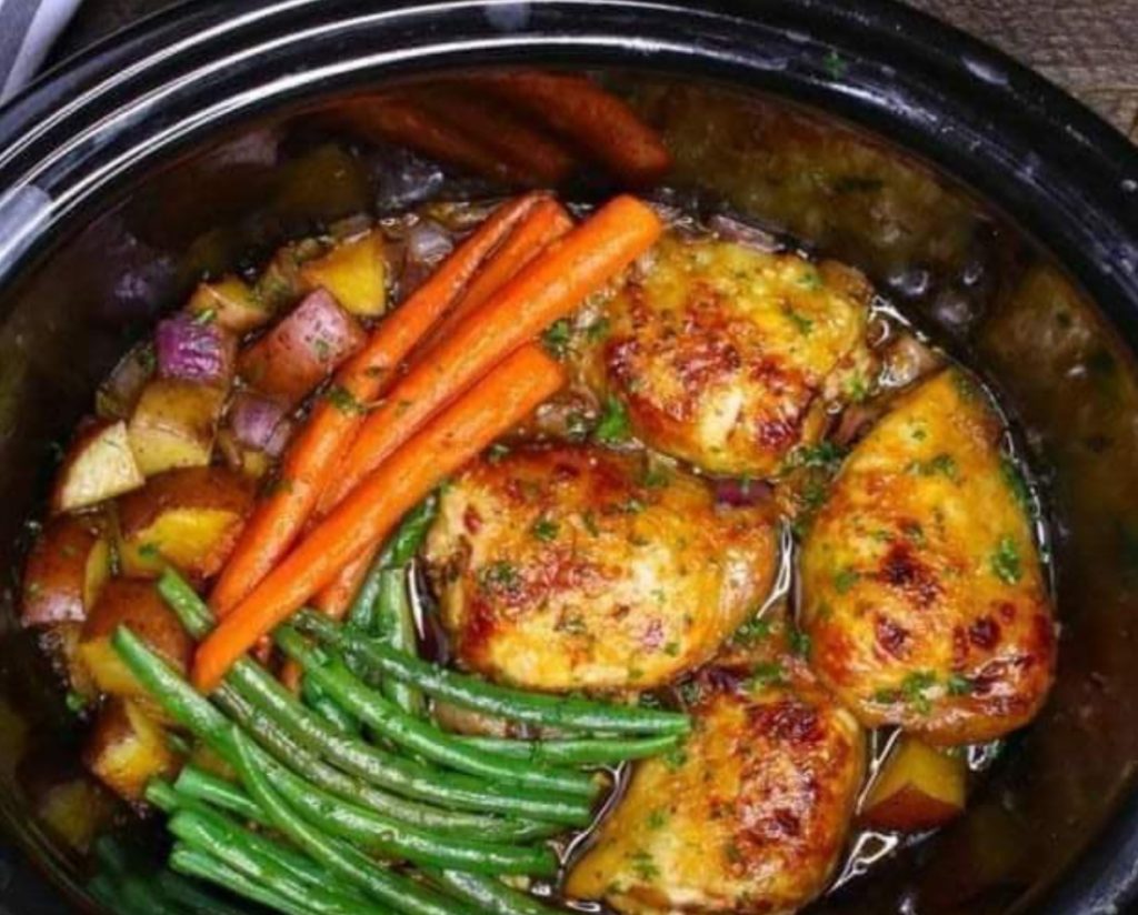 Crockpot Honey Garlic Chicken – Yas Recipes